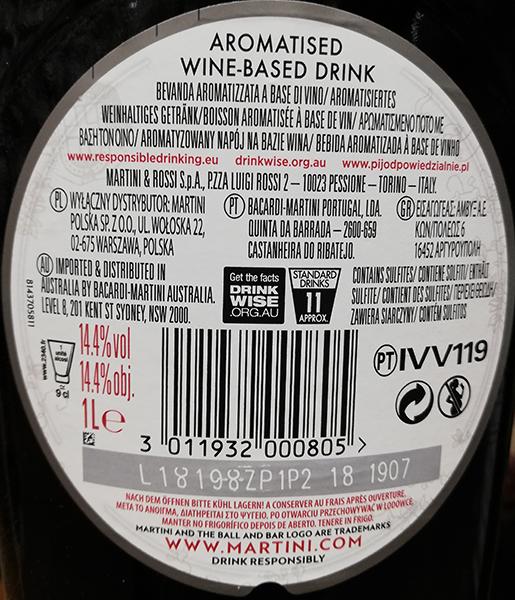 Vermouth Martini Rosso // Espirituosos // Loja do Vinho